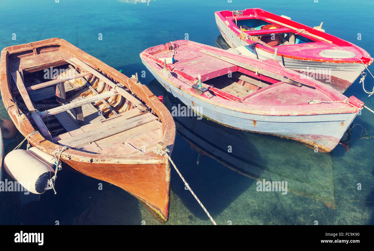 Shadow v fishing boat hi-res stock photography and images - Alamy