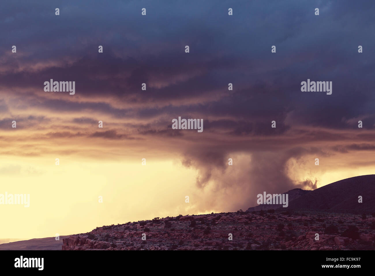 Rain in mountains Stock Photo - Alamy