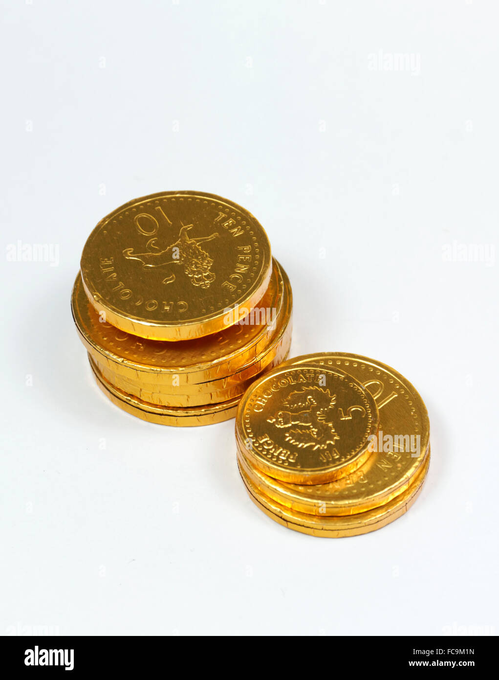 Chocolate coins christmas hi-res stock photography and images - Alamy