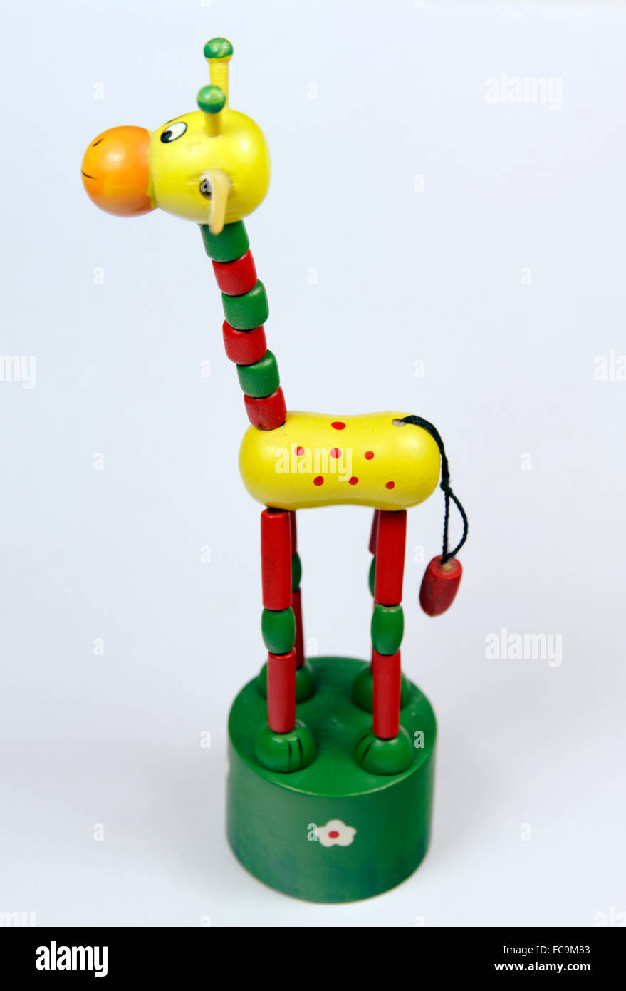 Childs Giraffe toy Stock Photo - Alamy