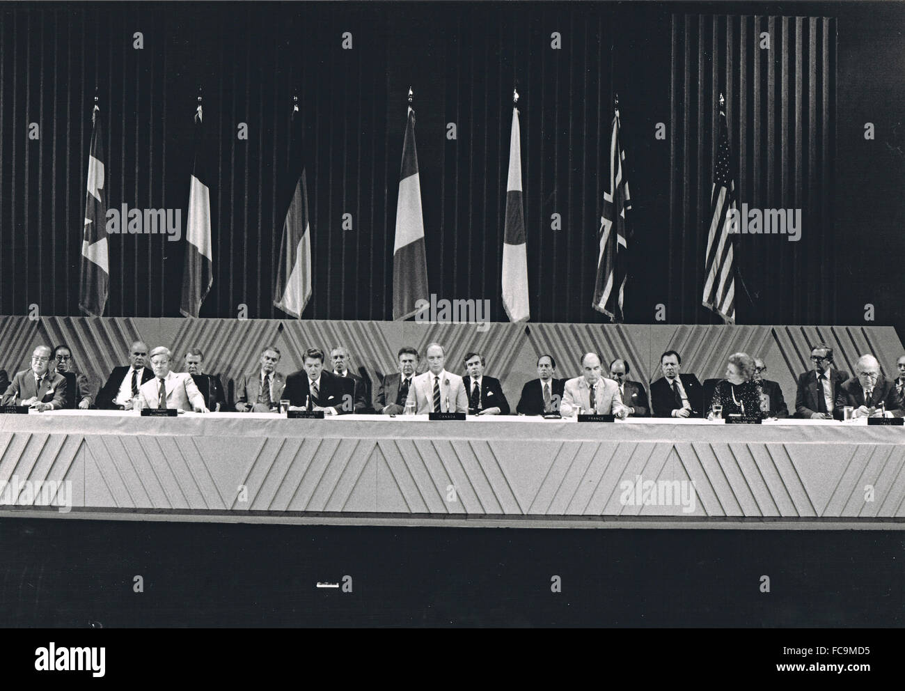 G-7 leaders deliver a joint communique after their meetings in ...