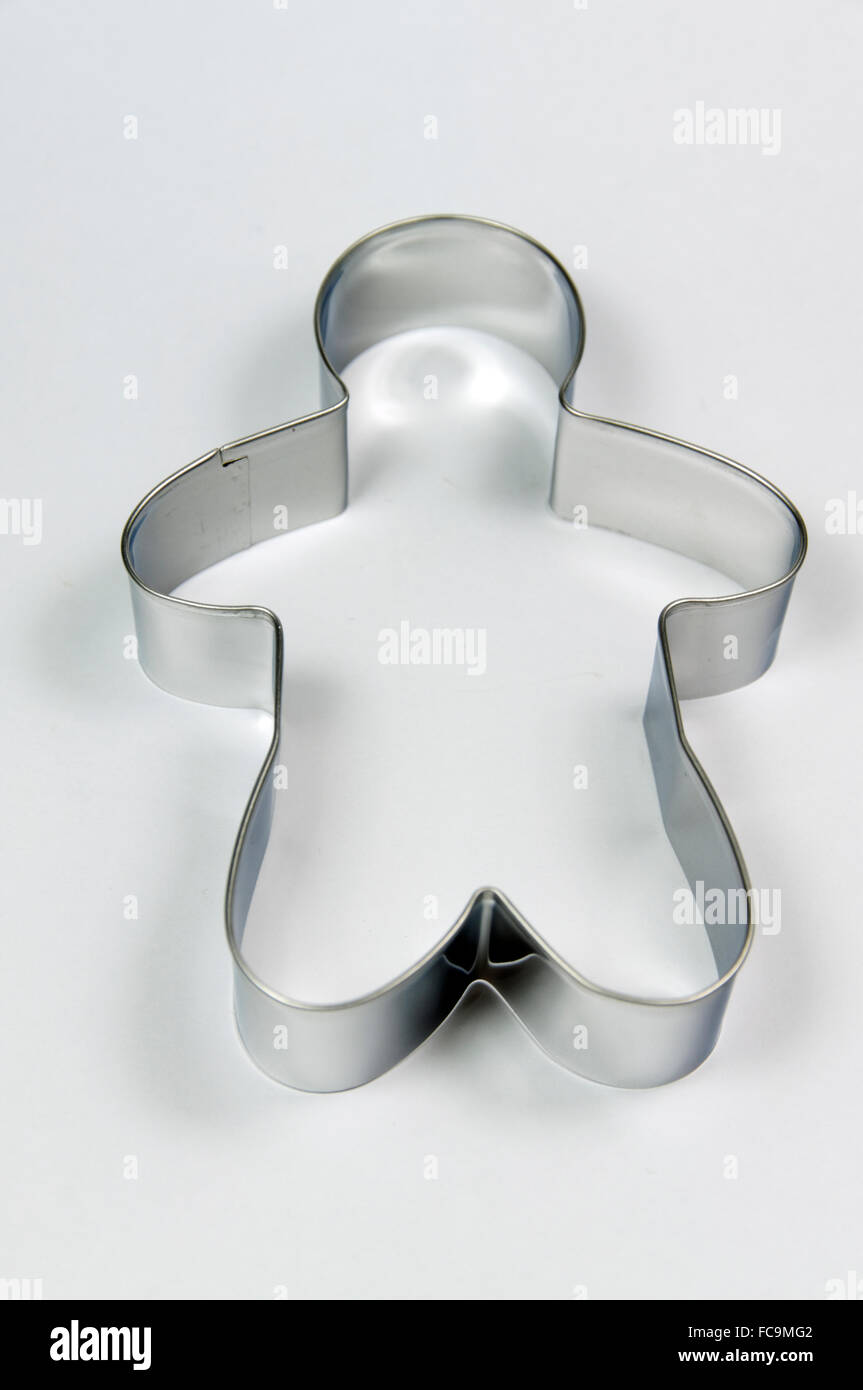 Biscuit cutters in the shape of a human Stock Photo - Alamy