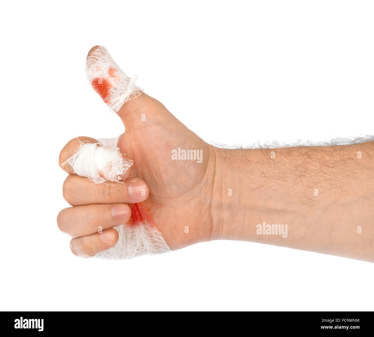 Bandaged thumb hi-res stock photography and images - Alamy