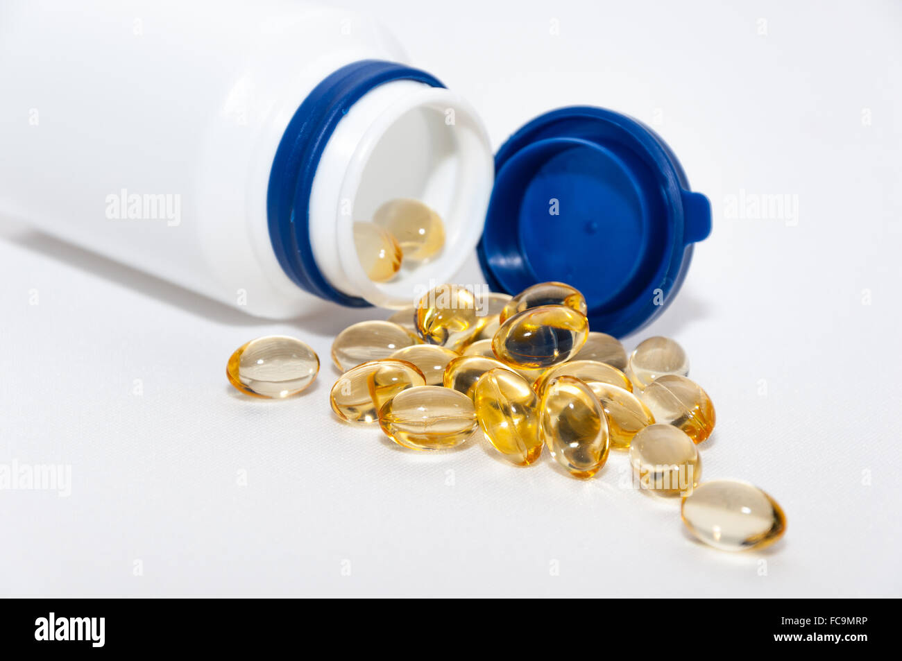Fish oil capsules Stock Photo - Alamy