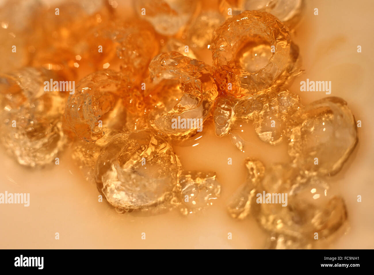 Slices of ice Stock Photo - Alamy