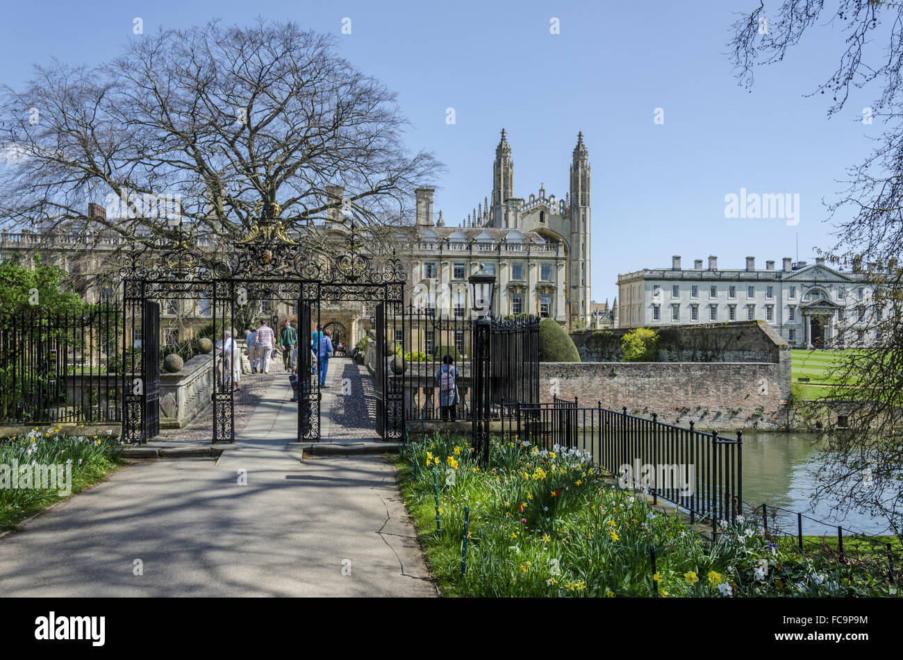 Clare college cambridge gate hi-res stock photography and images - Alamy