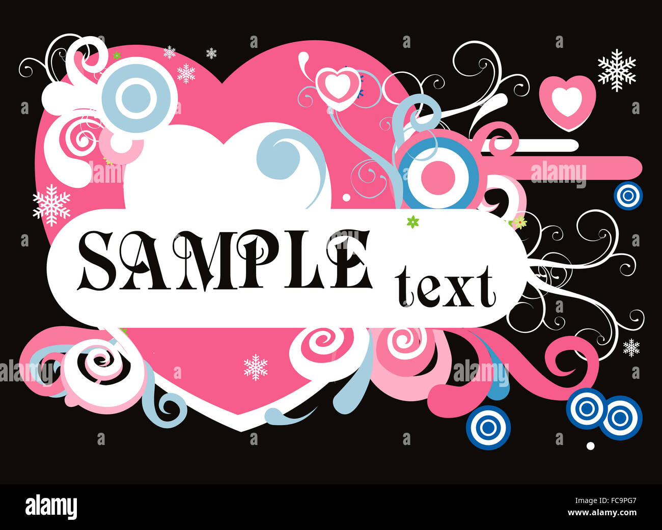 Beautiful heart for design Stock Photo - Alamy