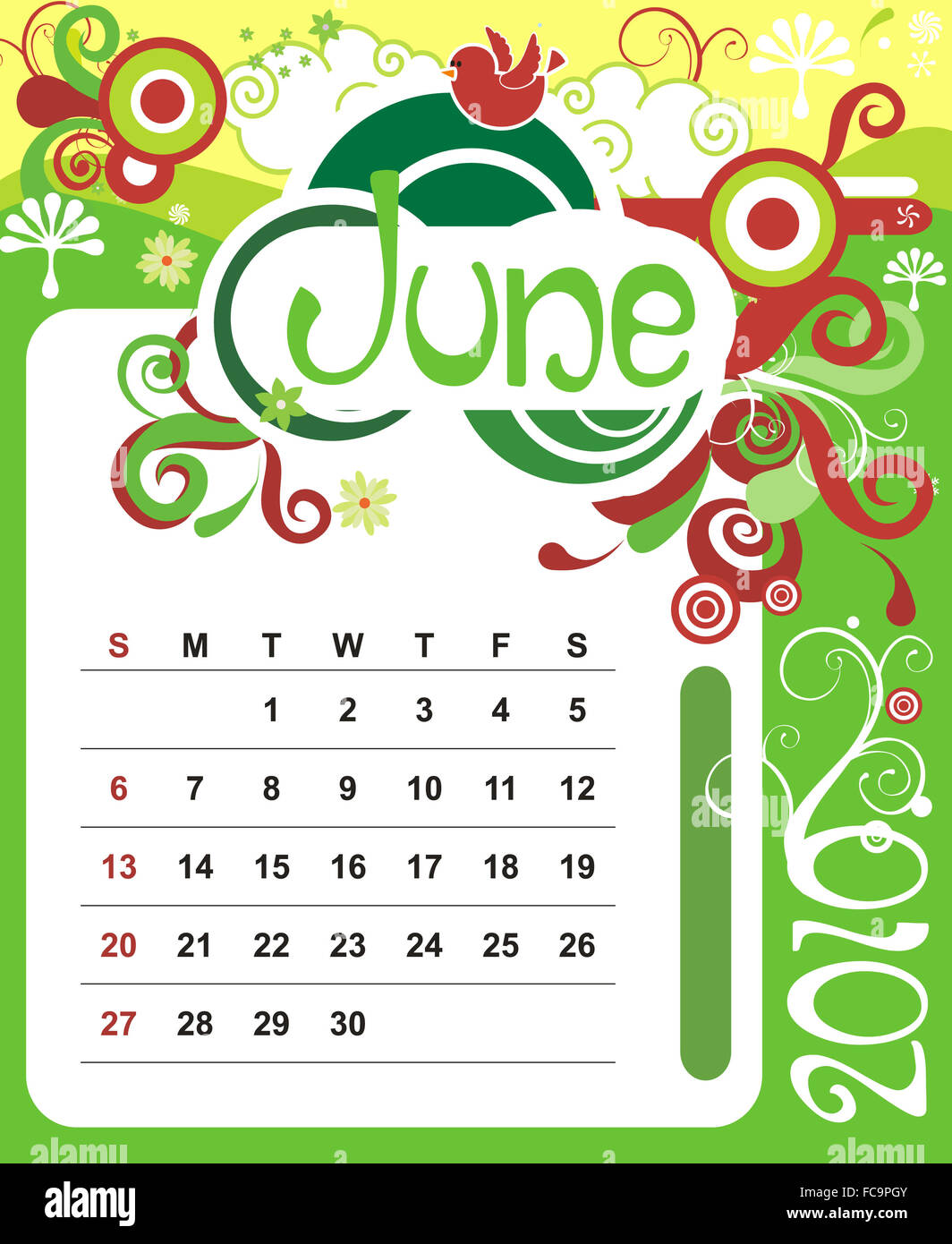 Decorative Frame for calendar Stock Photo - Alamy