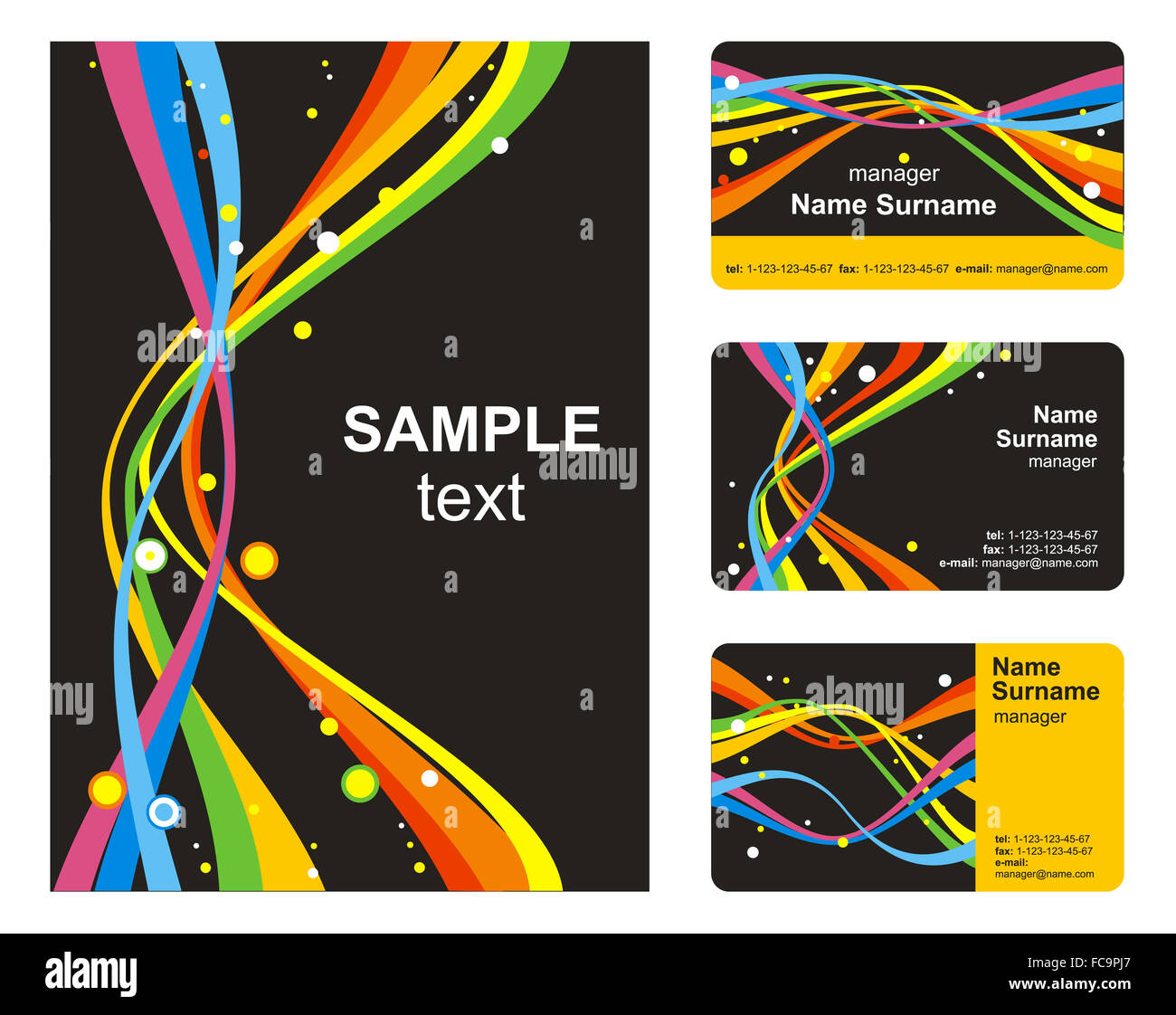 Business style templates Stock Photo - Alamy