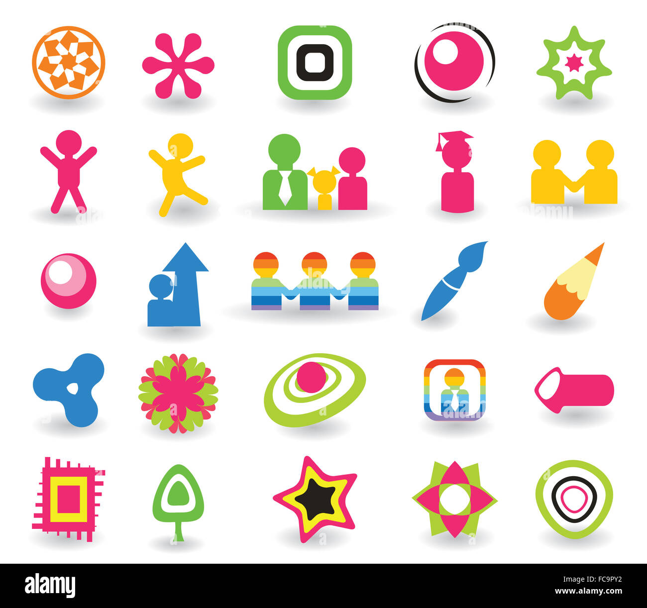 Set of elements for design Stock Photo - Alamy