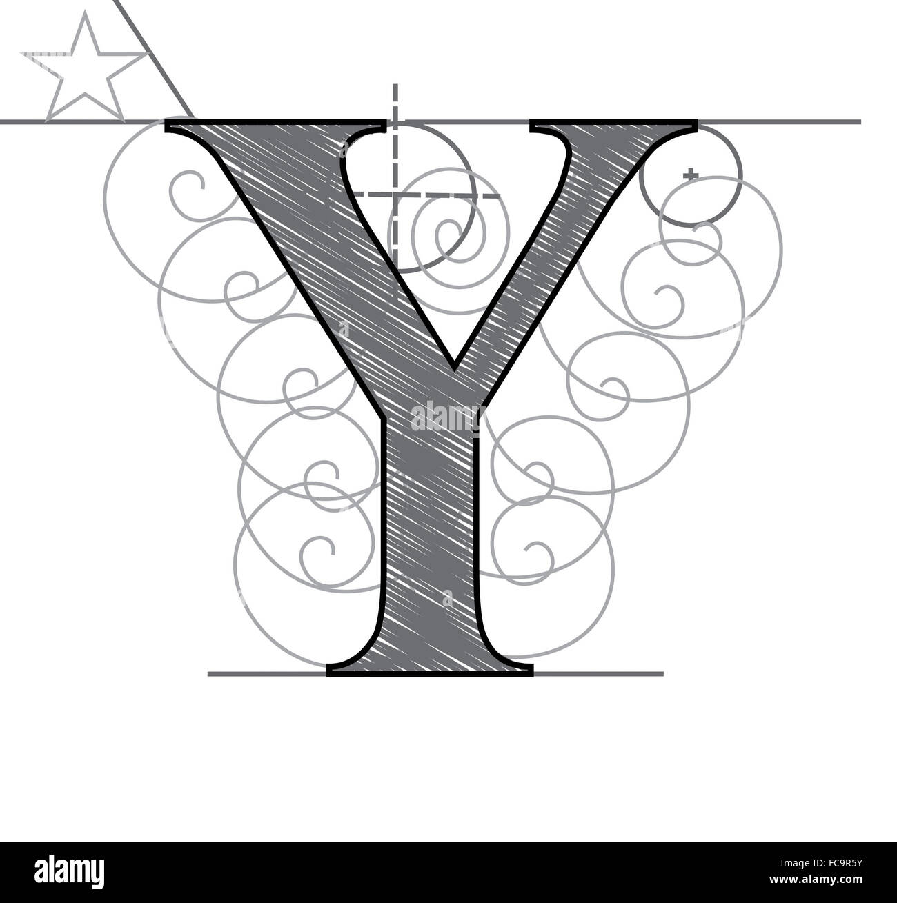 Letter y drawing hi-res stock photography and images - Alamy