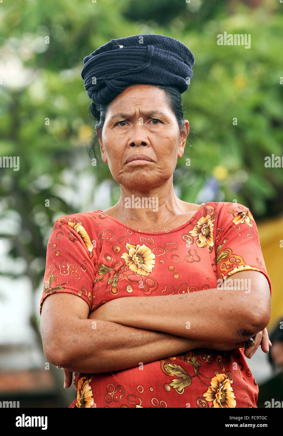 Portrait the adult woman Stock Photo - Alamy