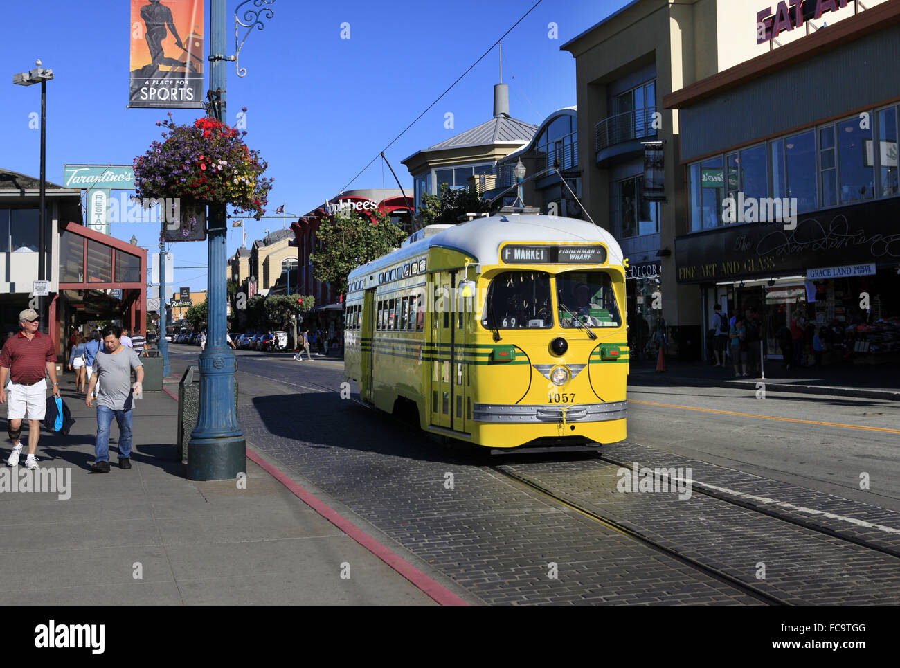 Old historical tram crossing hi-res stock photography and images - Alamy