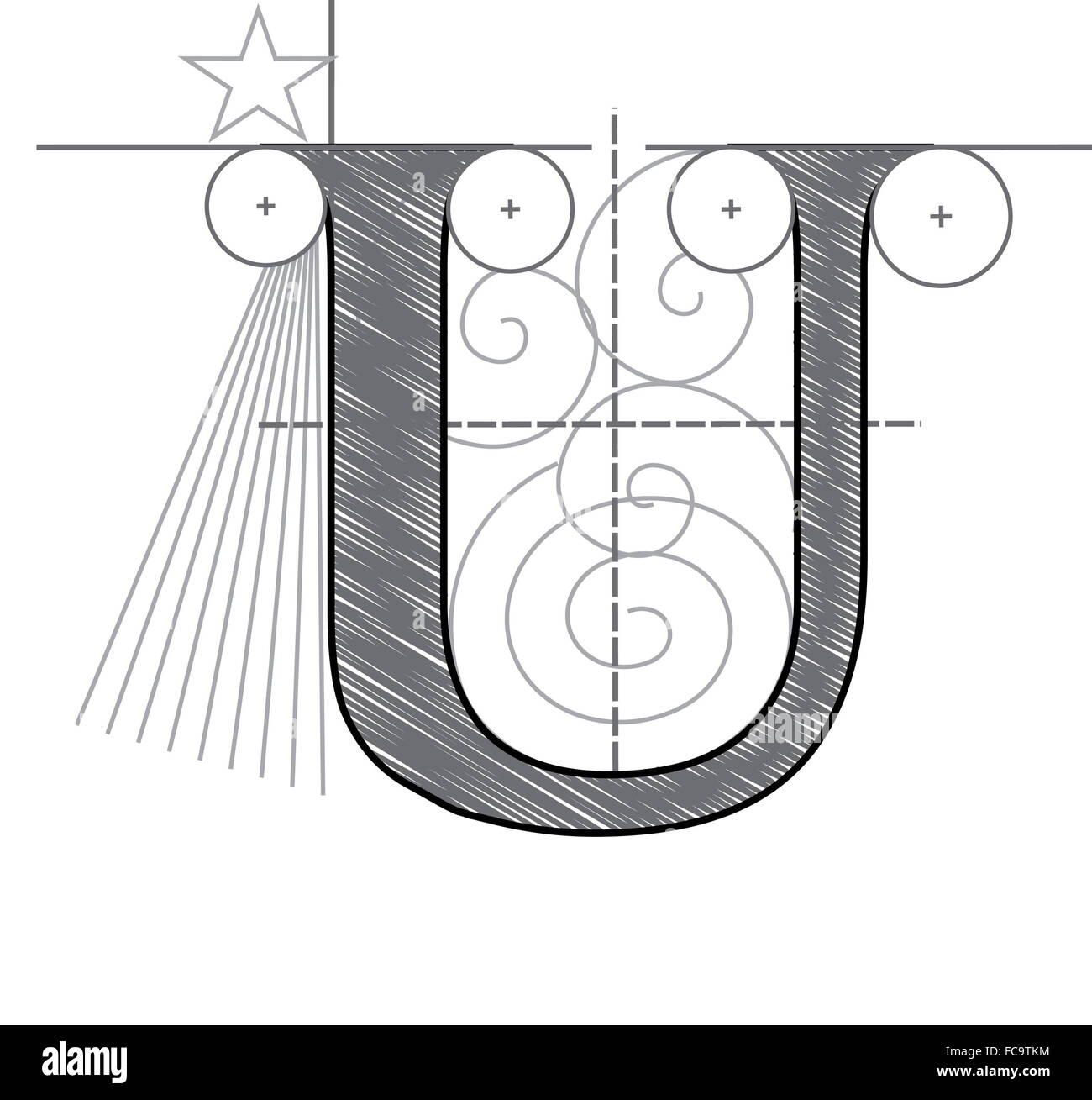 U shape plan hi-res stock photography and images - Alamy