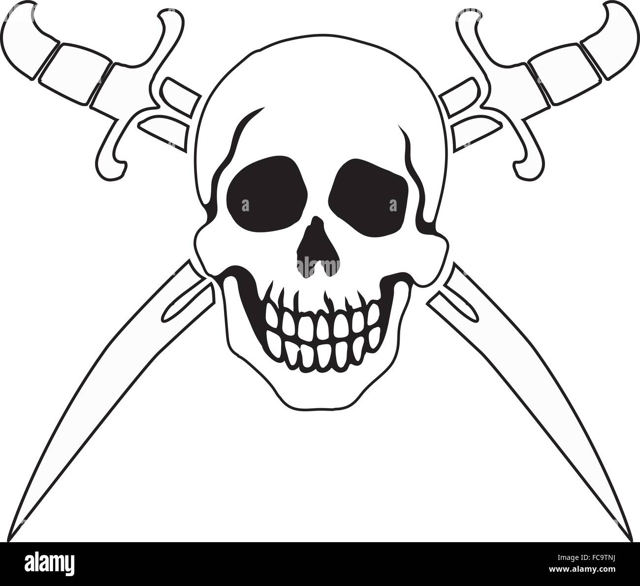 Pirate symbol Jolly Roger Stock Vector Image & Art - Alamy