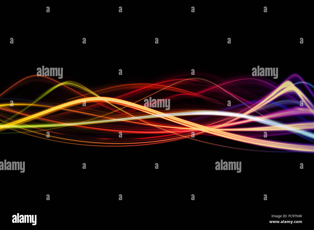 Waves of Color Stock Photo - Alamy