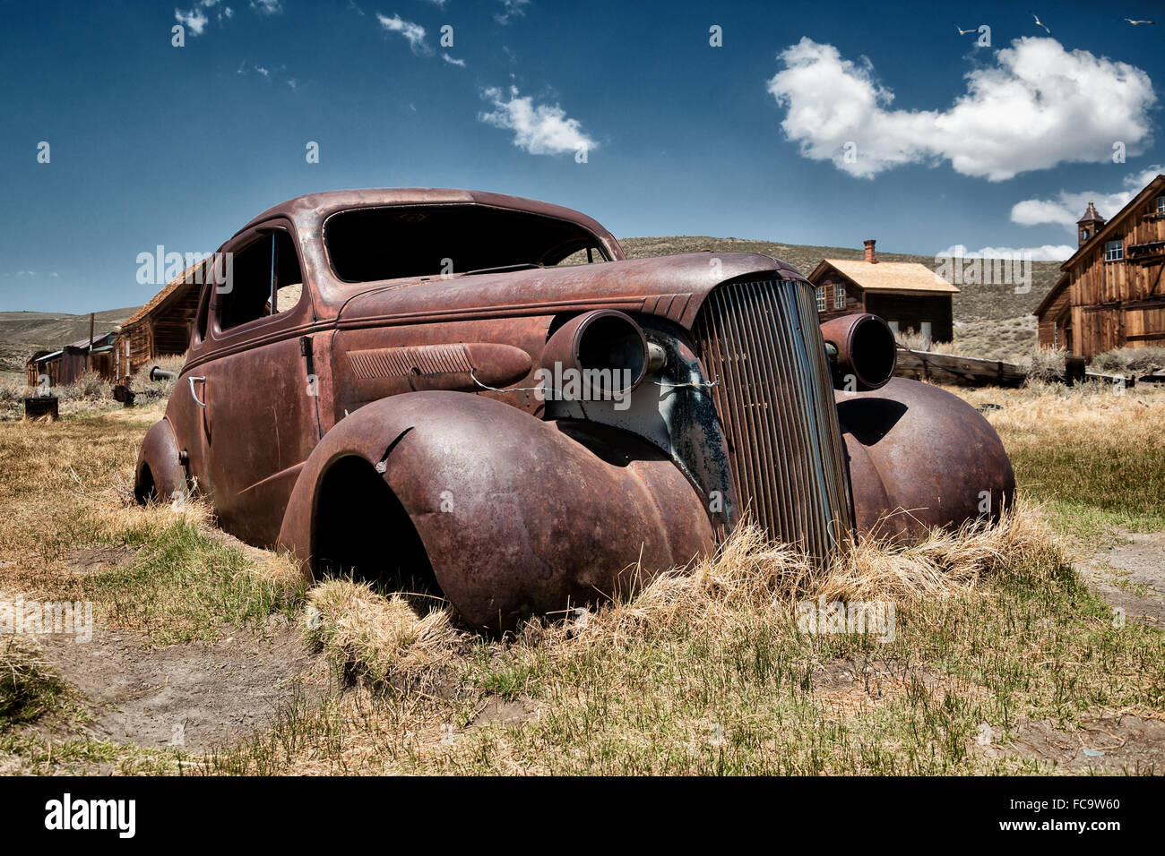 rusty Car Wreck Stock Photo - Alamy