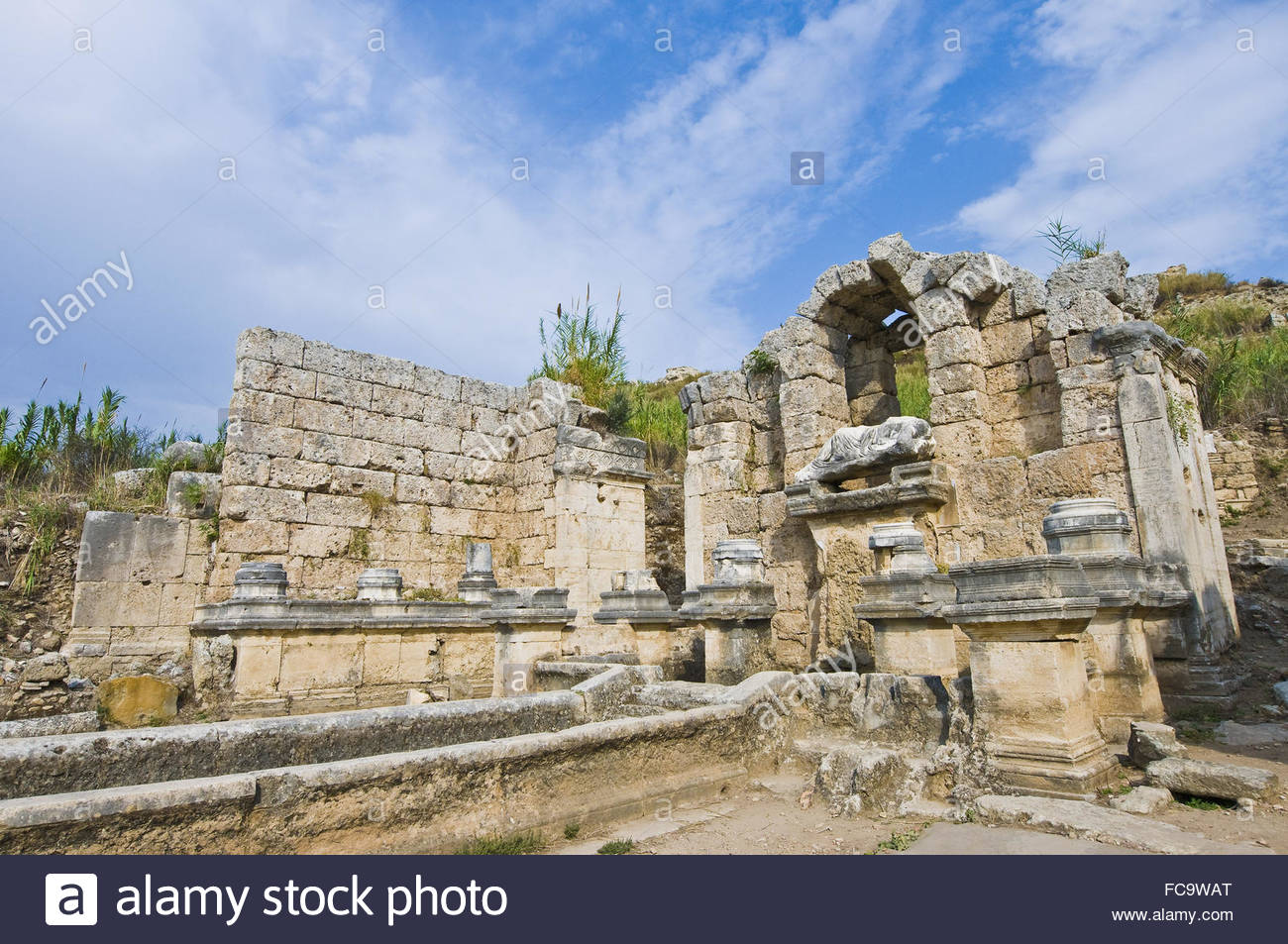 Greek Architecture Ancient Greece Perge High Resolution Stock ...