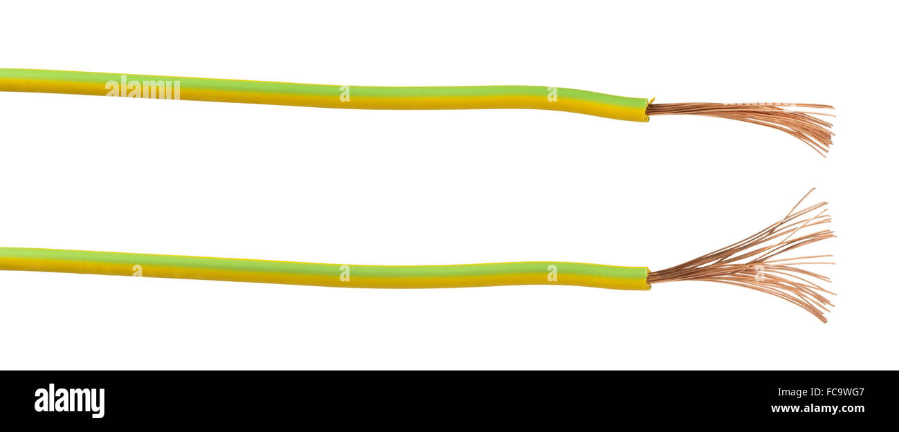 Exposed cables and wires Stock Photo - Alamy