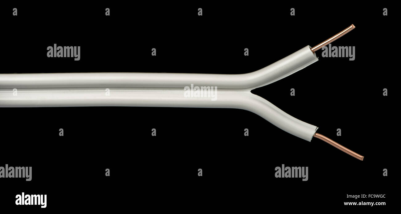 Exposed cables and wires Stock Photo - Alamy