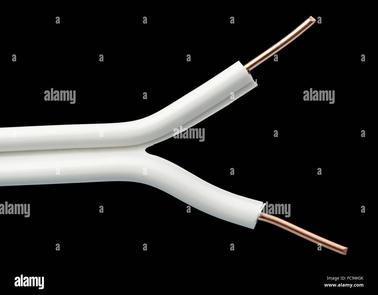 Exposed cables and wires Stock Photo - Alamy