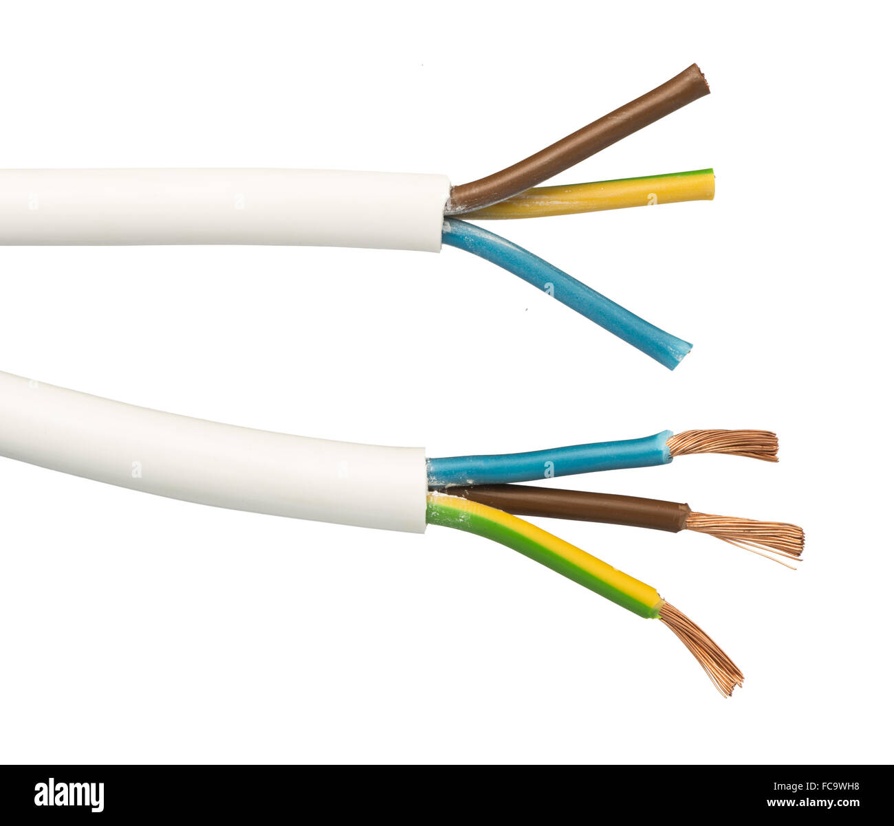 Exposed cables and wires Stock Photo - Alamy