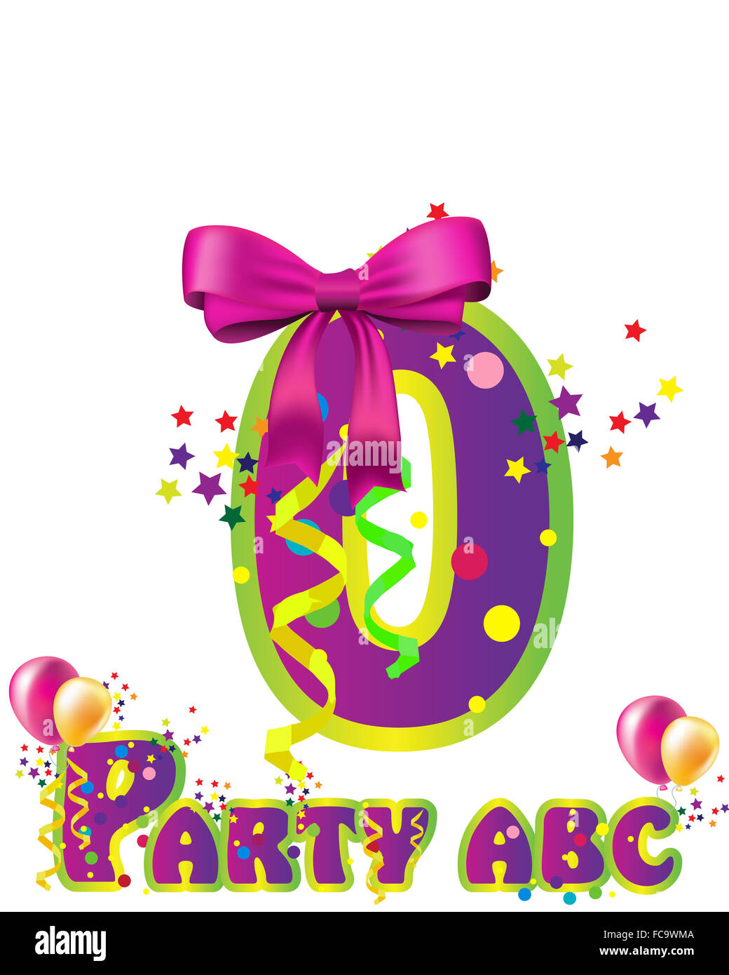 Decorative number art hi-res stock photography and images - Alamy