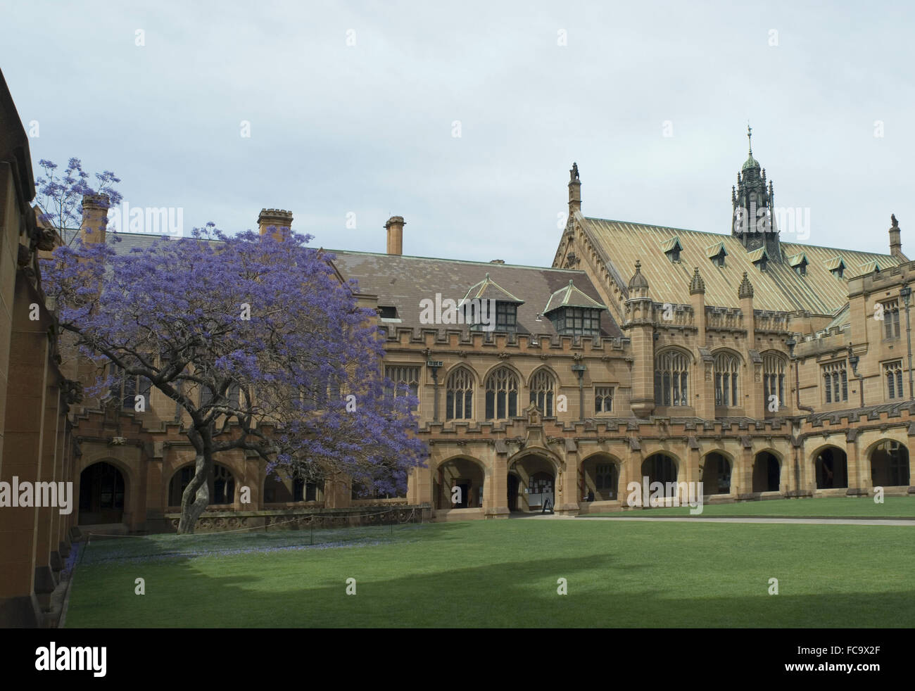 Sydney University Quadrangle Australia High Resolution Stock ...