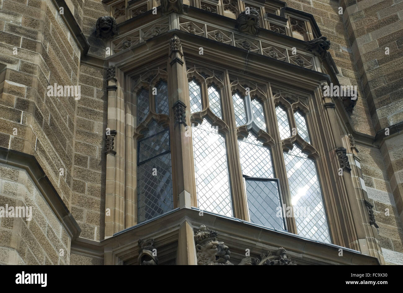 gothic revival window Stock Photo - Alamy