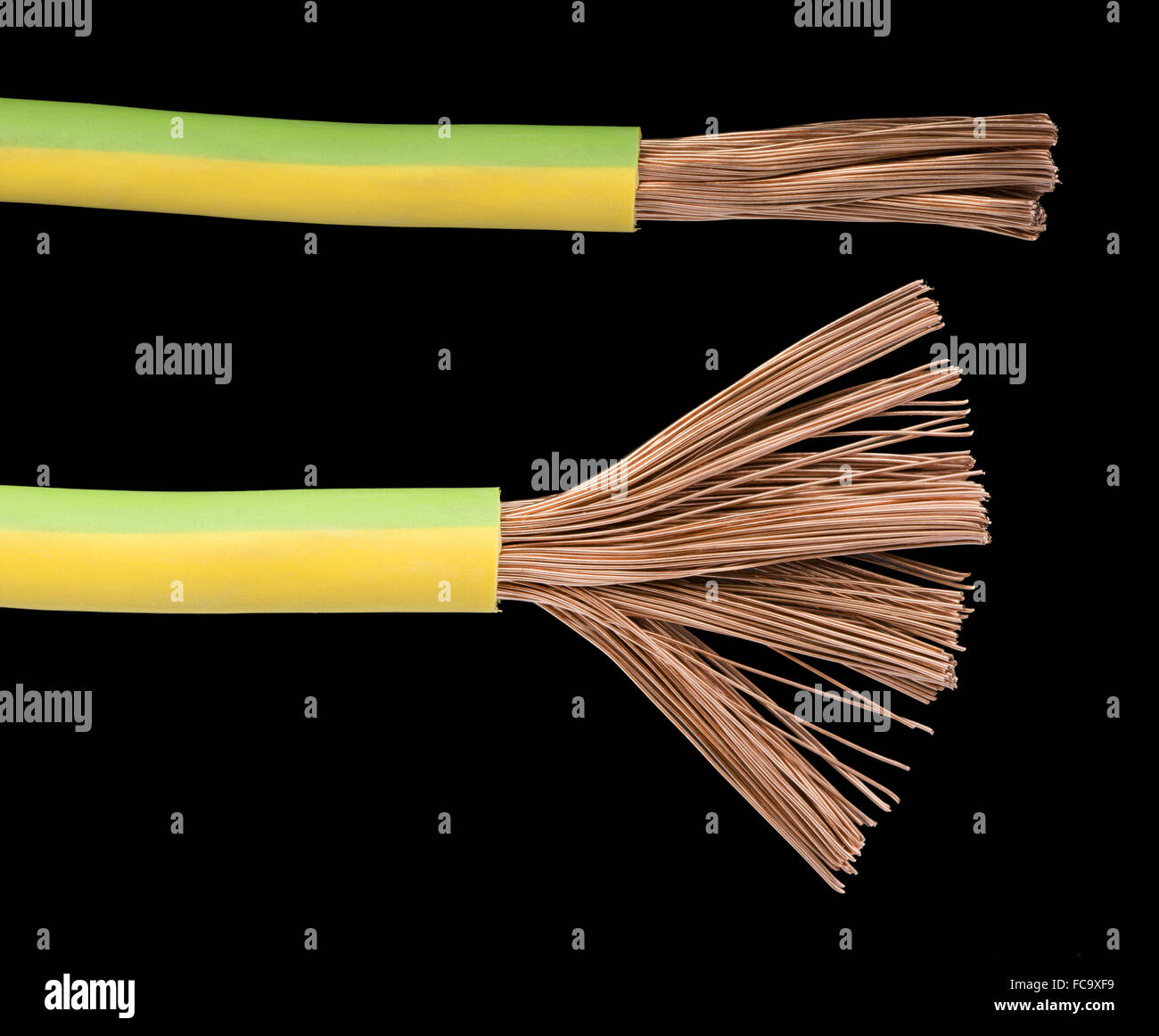 Exposed electric cables hi-res stock photography and images - Alamy