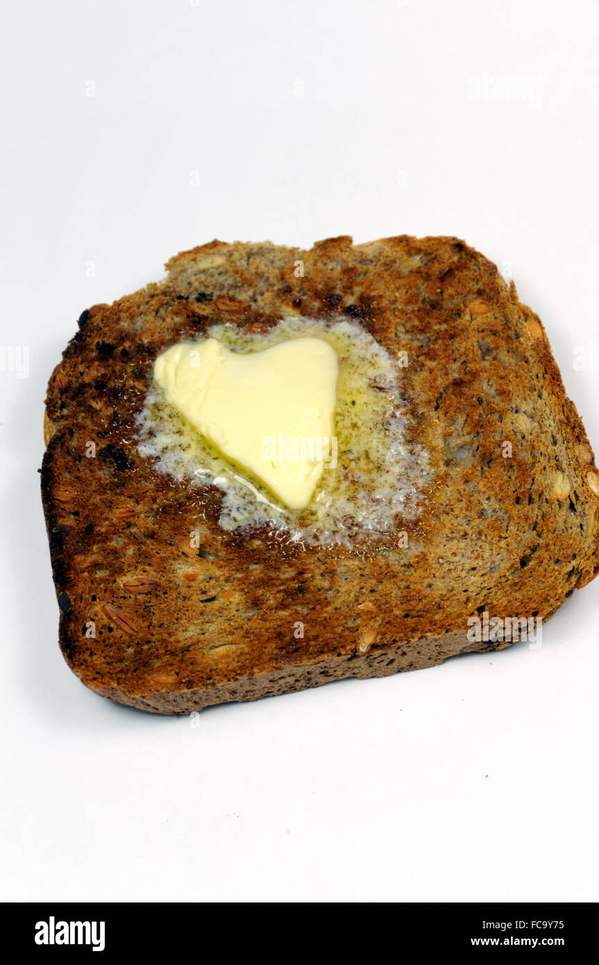 Hot toast and butter Stock Photo - Alamy