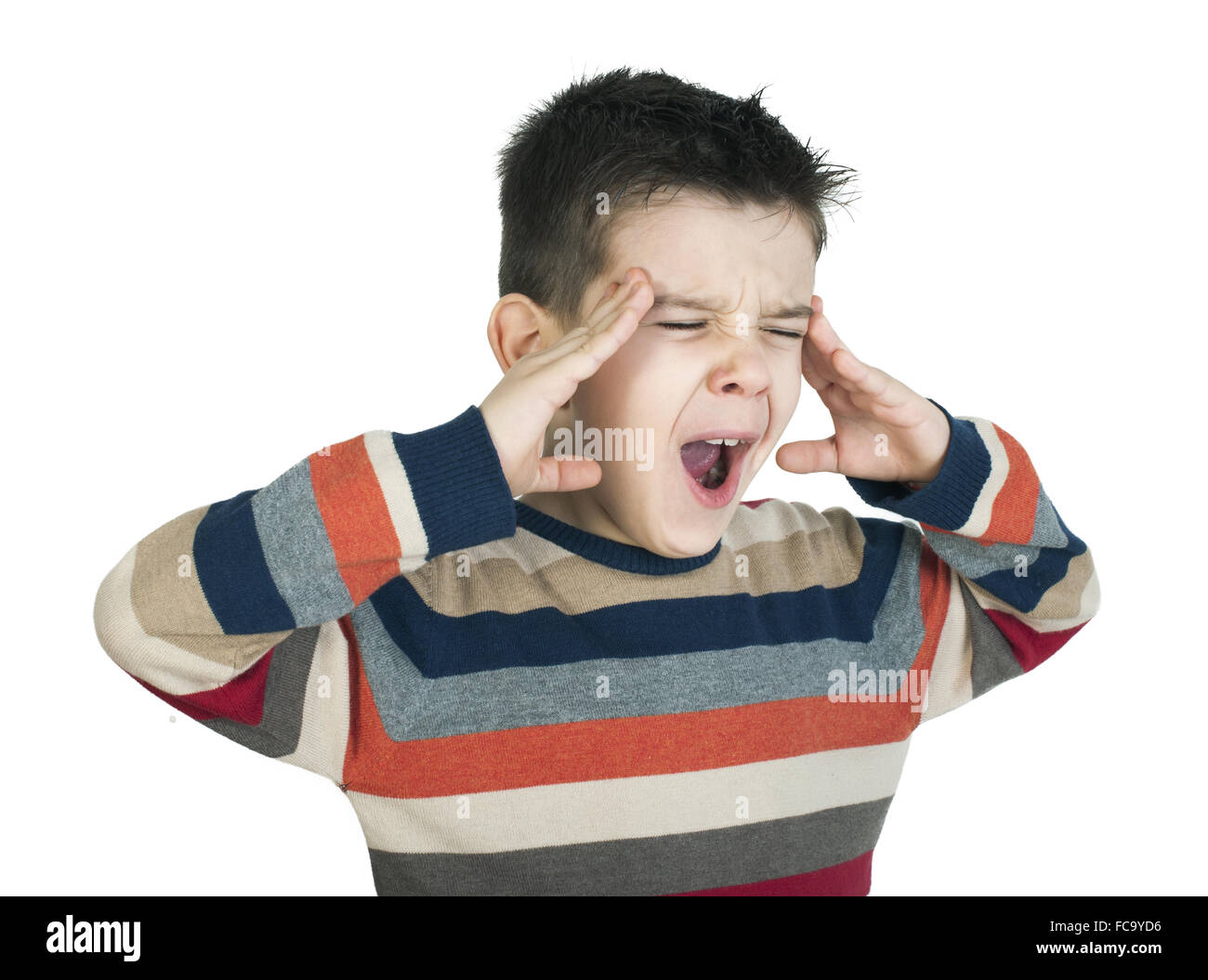 Sleepy child that yawning Stock Photo - Alamy