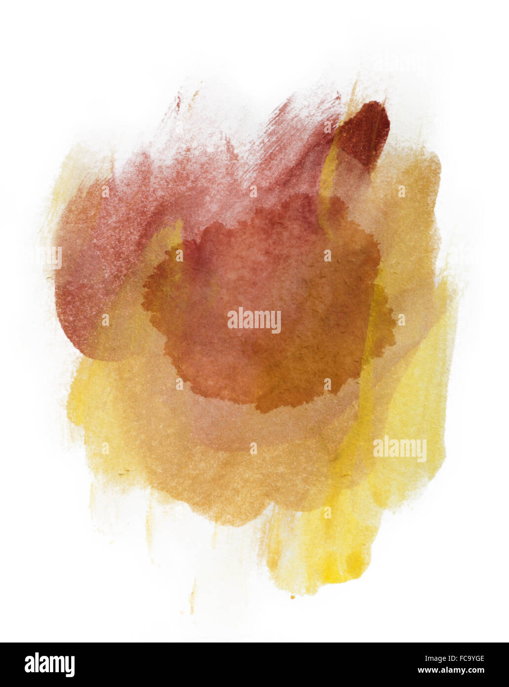 Spilled paint on paper Stock Photo - Alamy