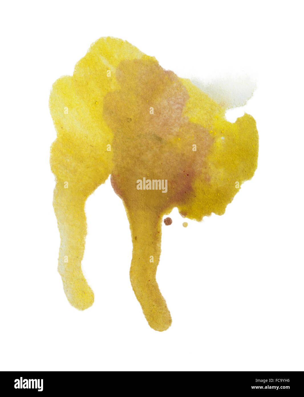 Spilled paint on paper Stock Photo - Alamy