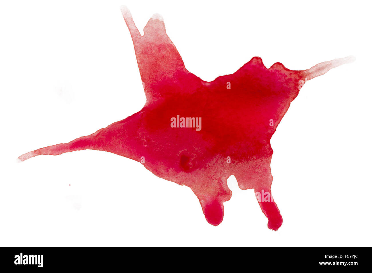Spilled paint on paper Stock Photo - Alamy