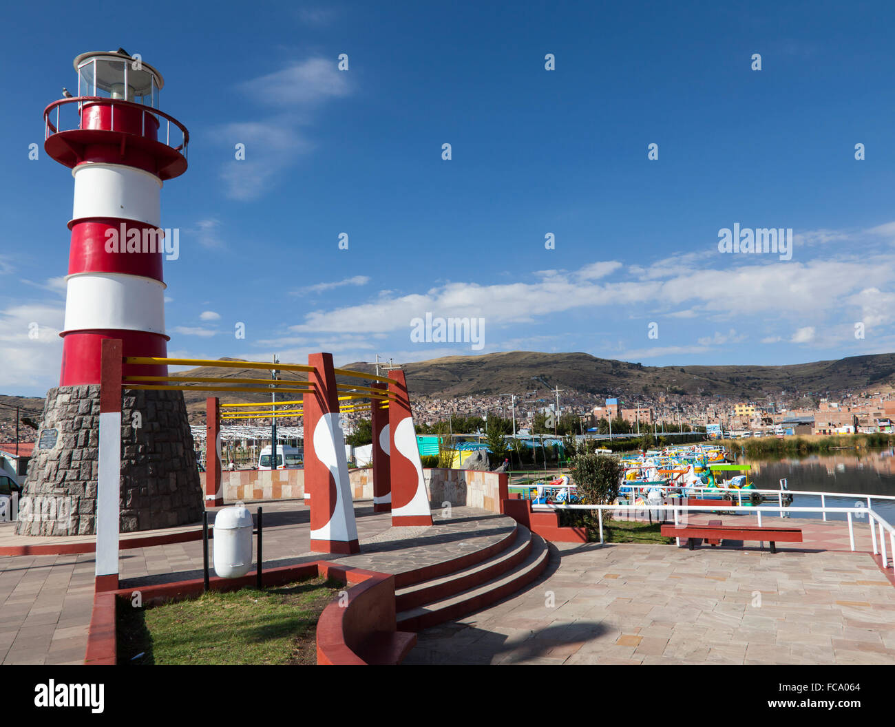 Lighthouse, Puno, Peru Stock Photo - Alamy