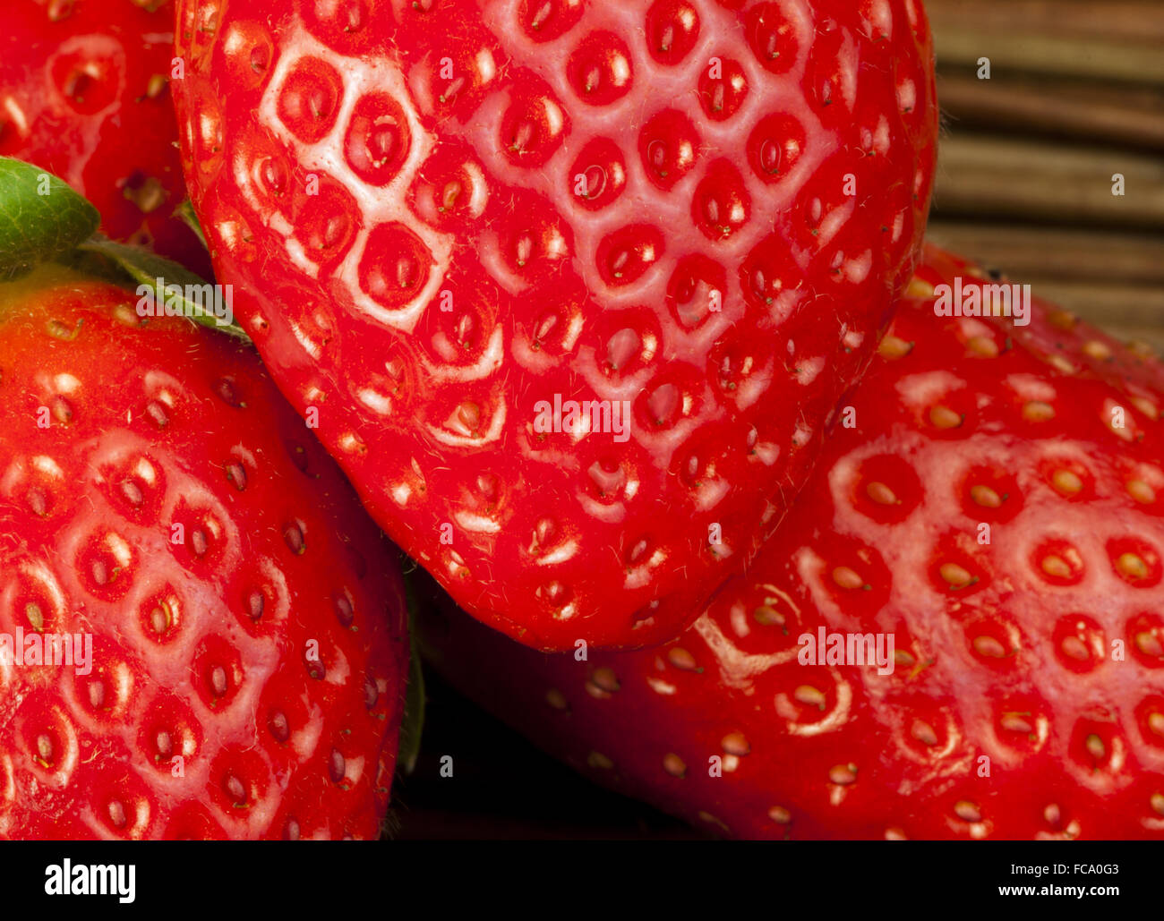 Strawberries close up Stock Photo - Alamy