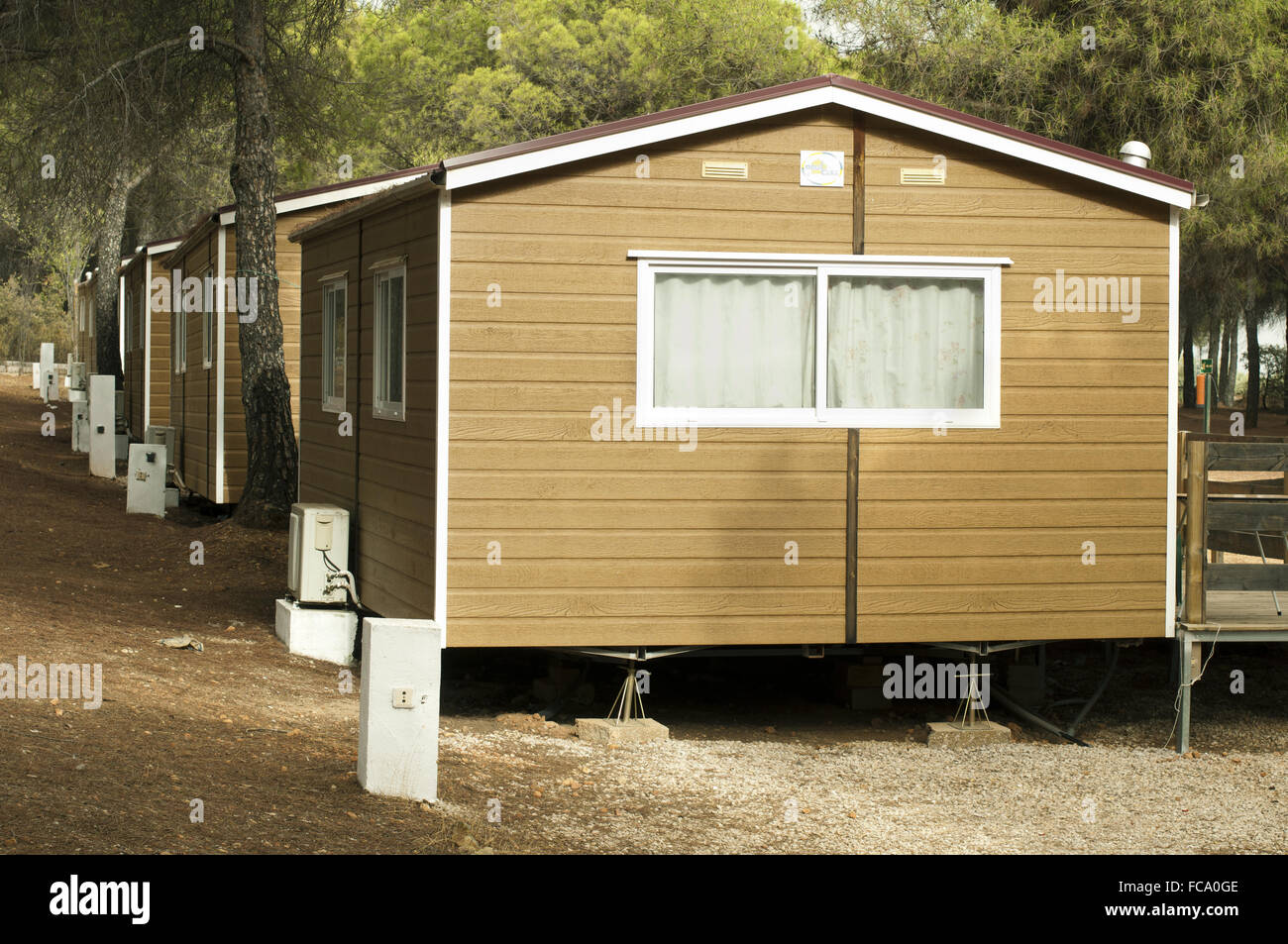 Static caravan veranda hi-res stock photography and images - Alamy