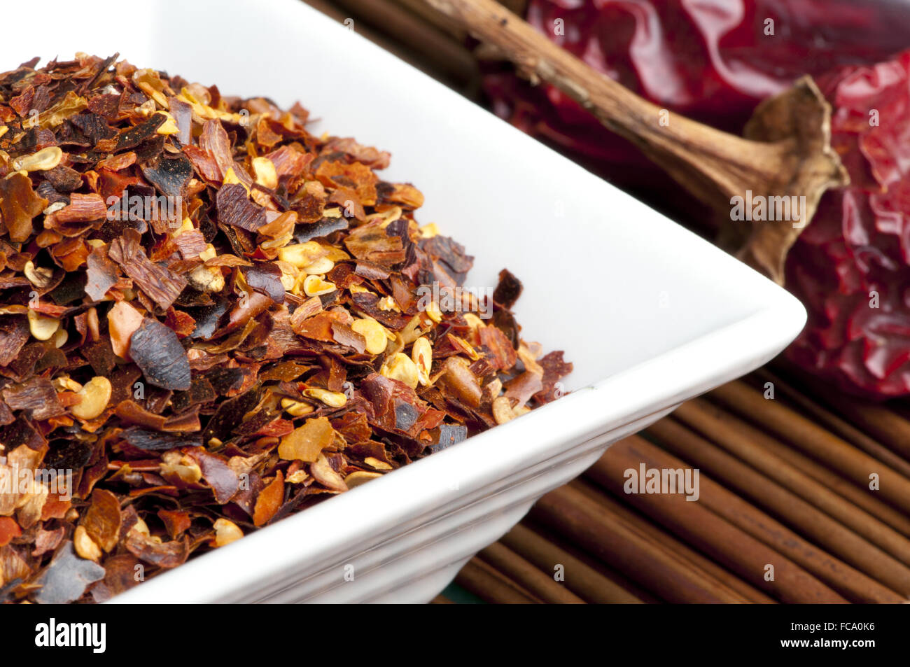 Coarsely ground red pepper Stock Photo - Alamy