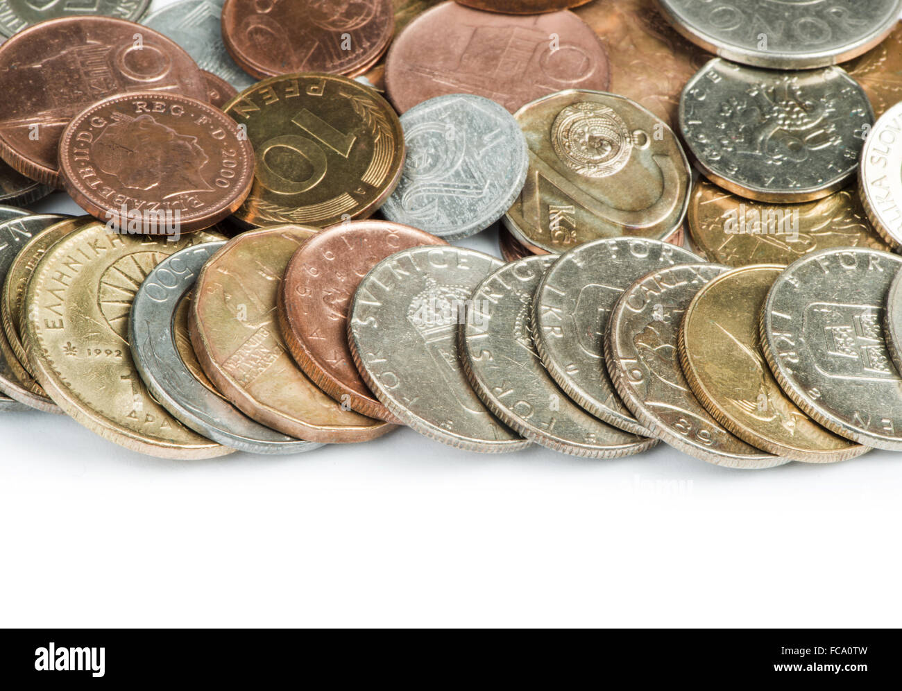 Stacks of coins Stock Photo - Alamy