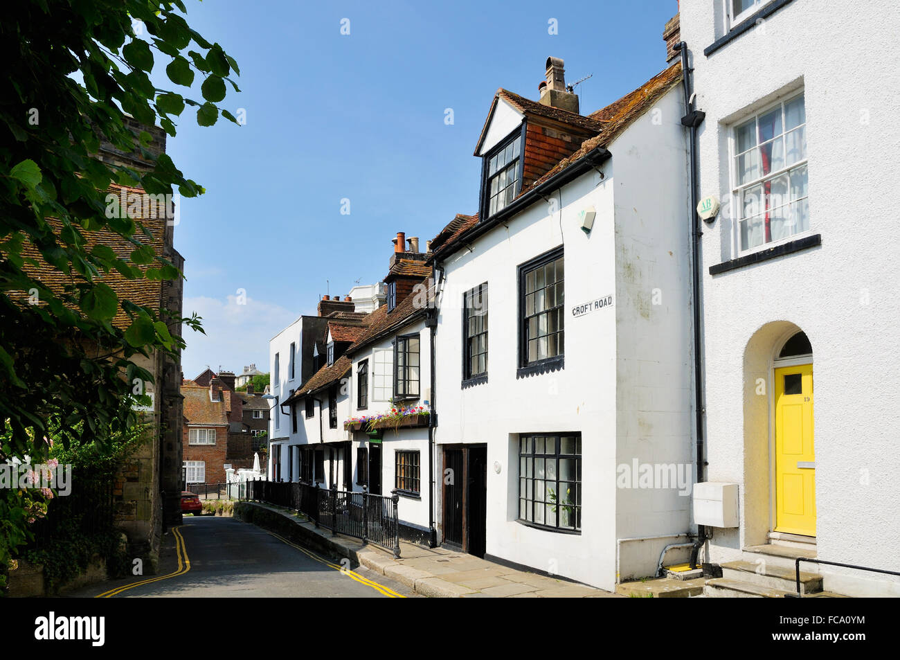 Narrow town road hi-res stock photography and images - Alamy