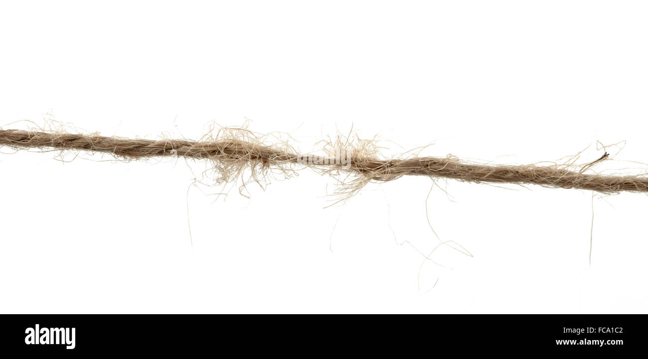 Torn rope hi-res stock photography and images - Alamy