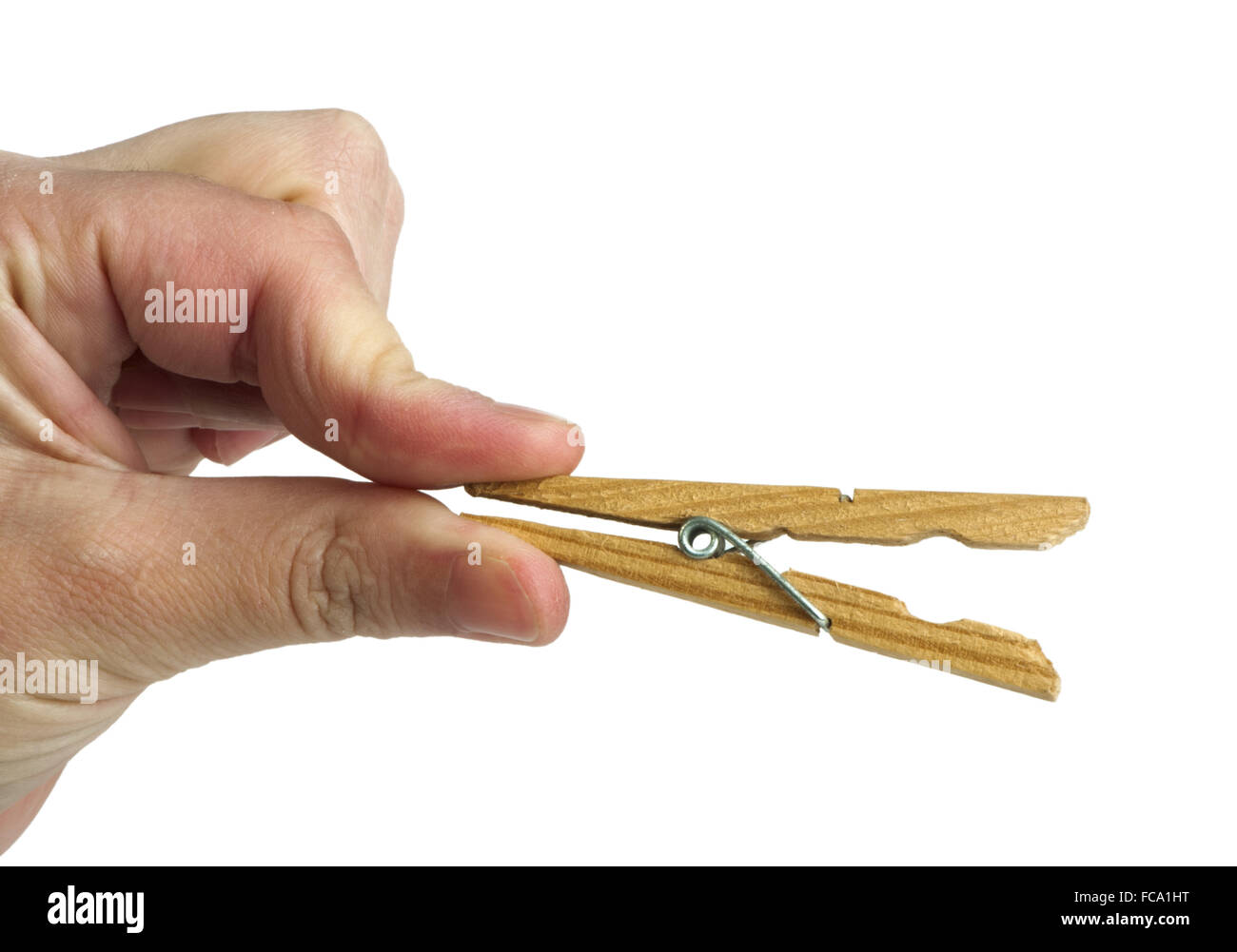 Hand clothes peg wooden hi-res stock photography and images - Alamy
