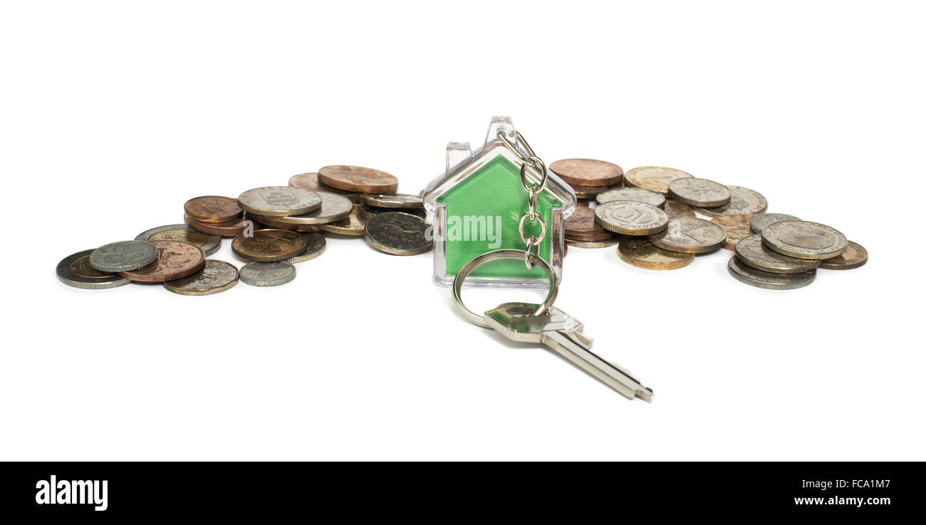 Gold money key ring hi-res stock photography and images - Alamy