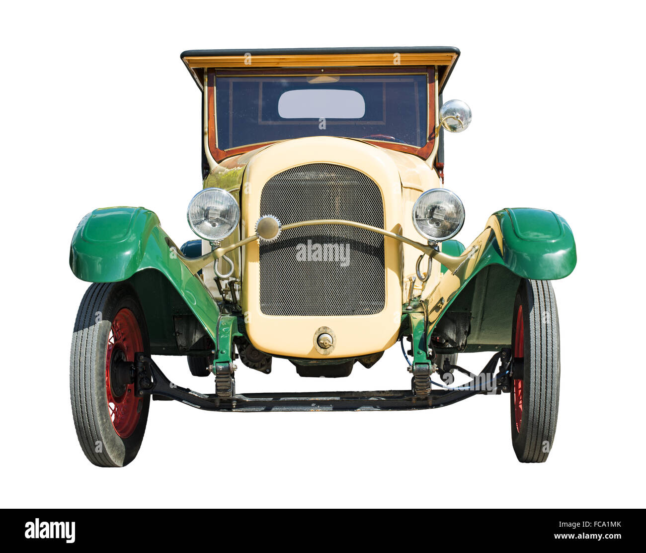 Old fashioned car street Cut Out Stock Images & Pictures - Alamy