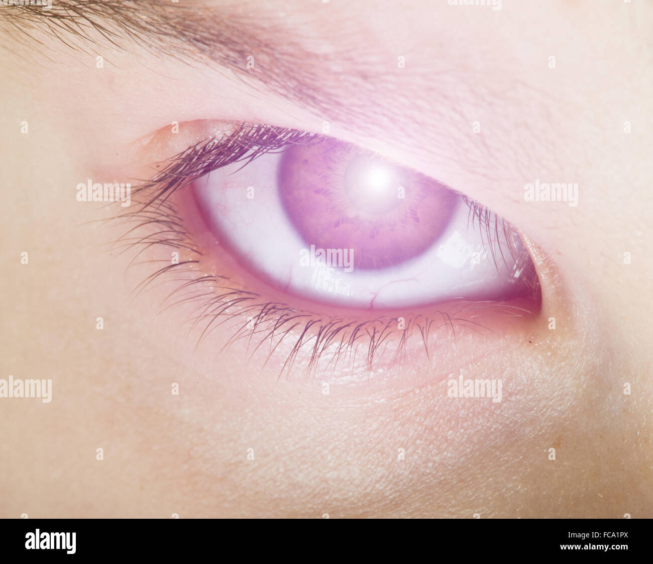 Human eye and light Stock Photo - Alamy