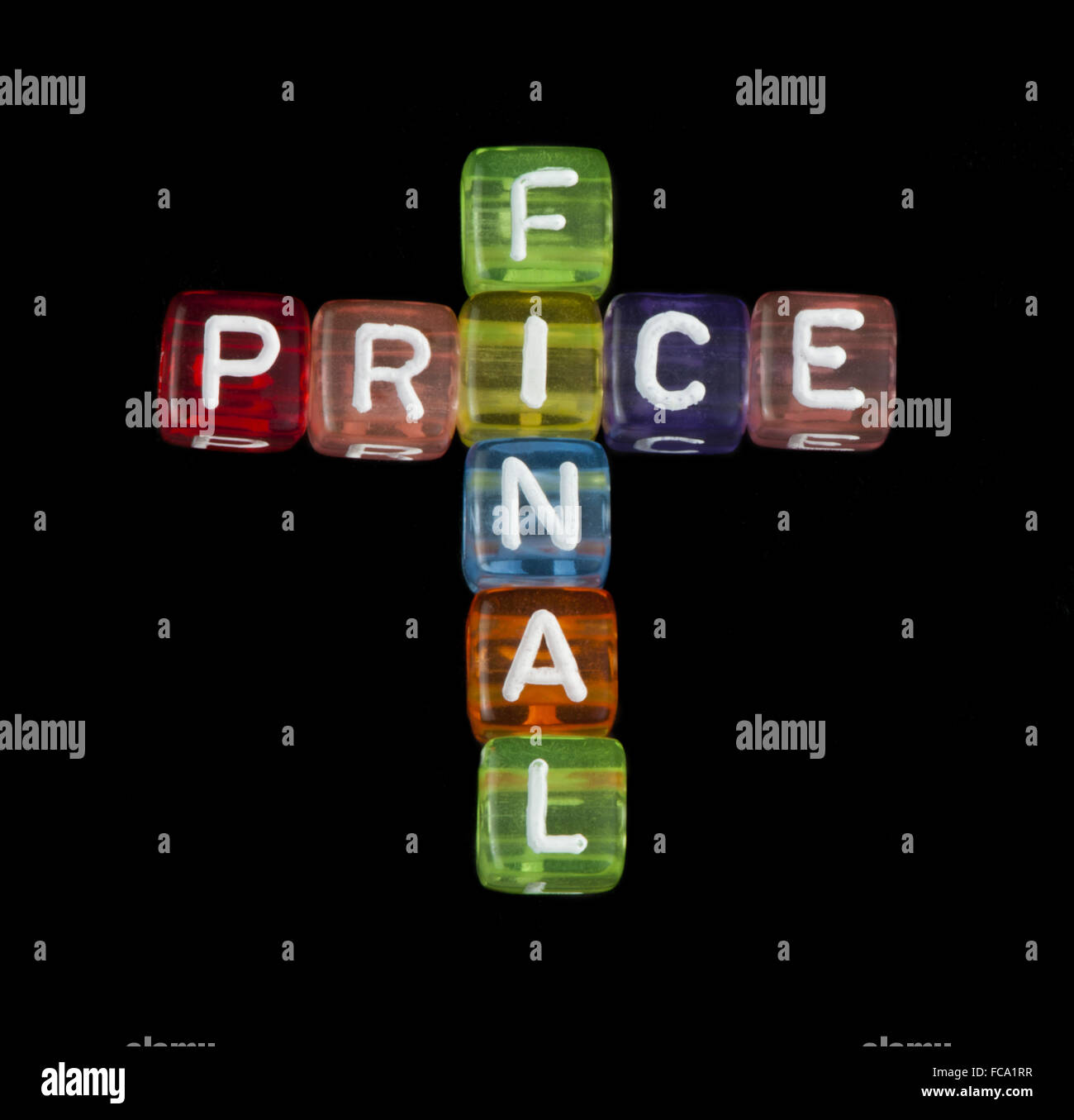 Word Final price Stock Photo - Alamy