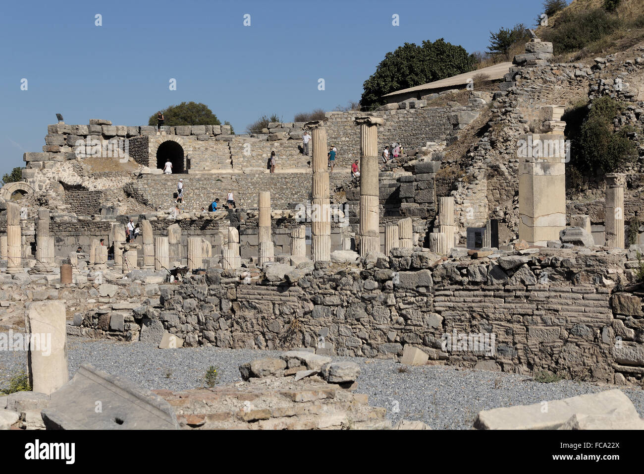 The State Agora of Ephesus Stock Photo - Alamy