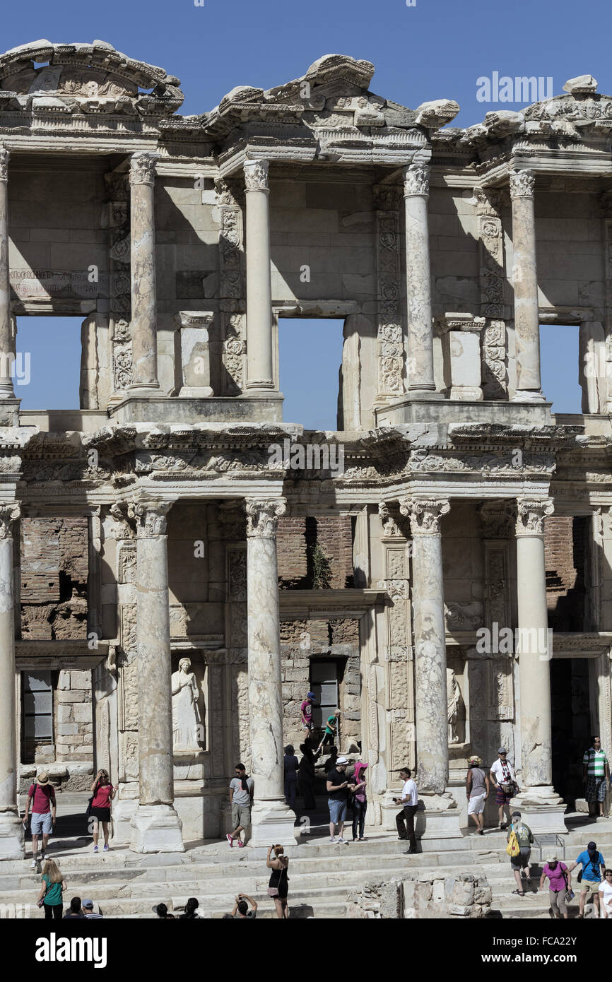 The Celsus Library Stock Photo - Alamy