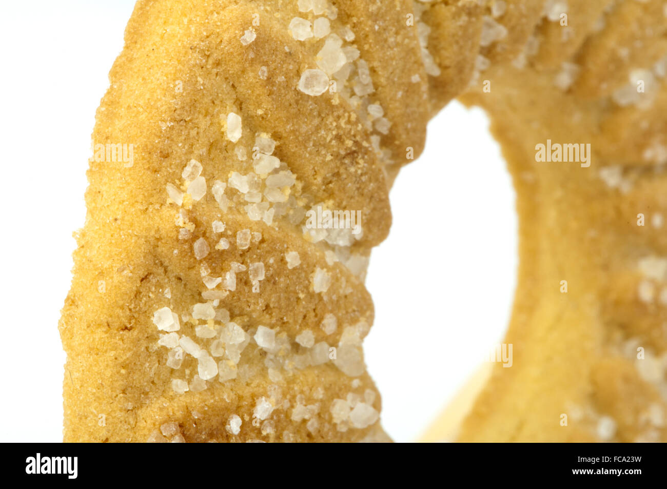 One Biscuit close up Stock Photo - Alamy